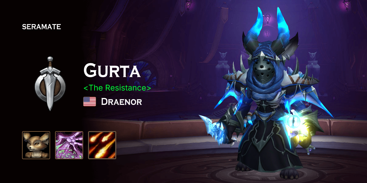 Gurta @ Draenor (US) · Seramate · WoW PvP Leaderboards, Arena Activity ...