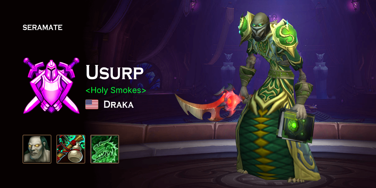 Usurp @ Draka (US) · Seramate · WoW PvP Leaderboards, Arena Activity ...