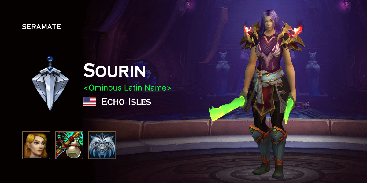 Sourin @ Echo Isles (US) · Seramate · WoW PvP Leaderboards, Arena ...