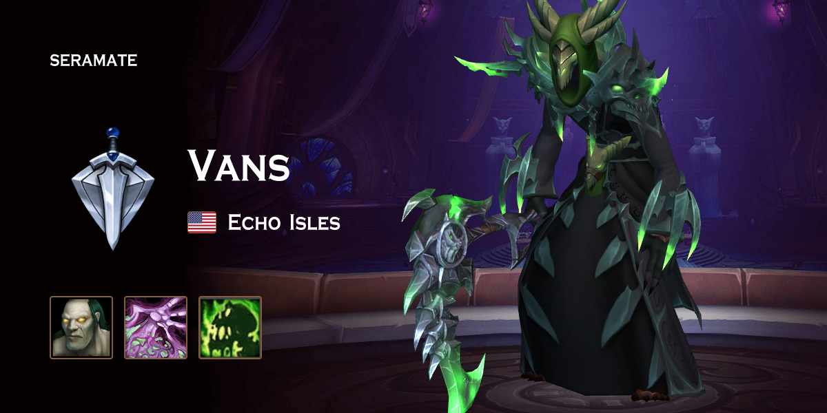 Vans @ Echo Isles (US) · Seramate · WoW PvP Leaderboards, Arena ...