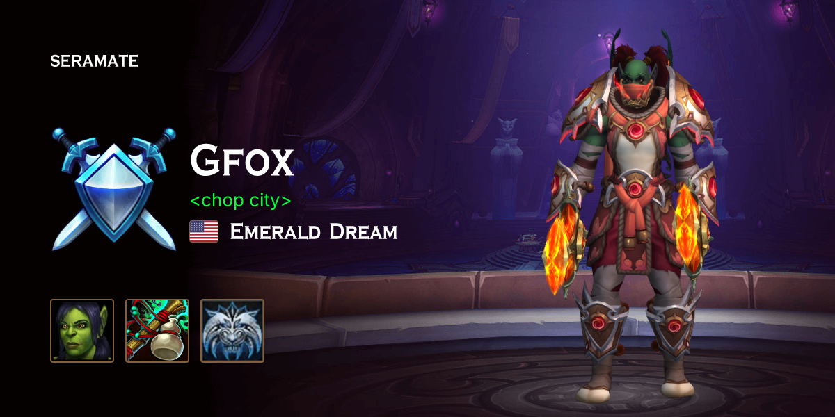 Gfox @ Emerald Dream (US) · Seramate · WoW PvP Leaderboards, Arena ...