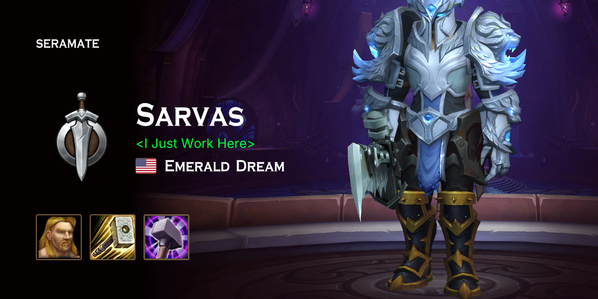 Sarvas @ Emerald Dream (US) · Seramate · WoW PvP Leaderboards, Arena ...