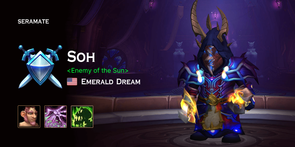 Soh @ Emerald Dream (US) · Seramate · WoW PvP Leaderboards, Arena ...