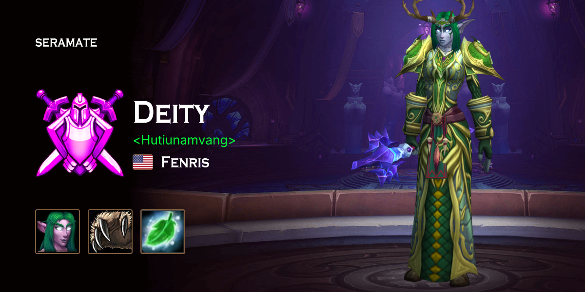 Deity @ Fenris (US) · Seramate · WoW PvP Leaderboards, Arena Activity, Character Profiles & more.