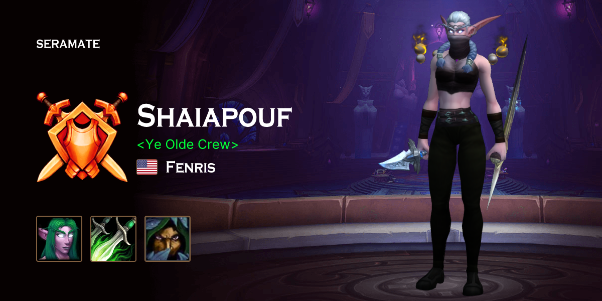 Shaiapouf @ Fenris (US) · Seramate · WoW PvP Leaderboards, Arena ...