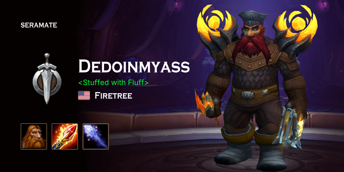 Dedoinmyass @ Firetree (US) · Seramate · WoW PvP Leaderboards, Arena ...