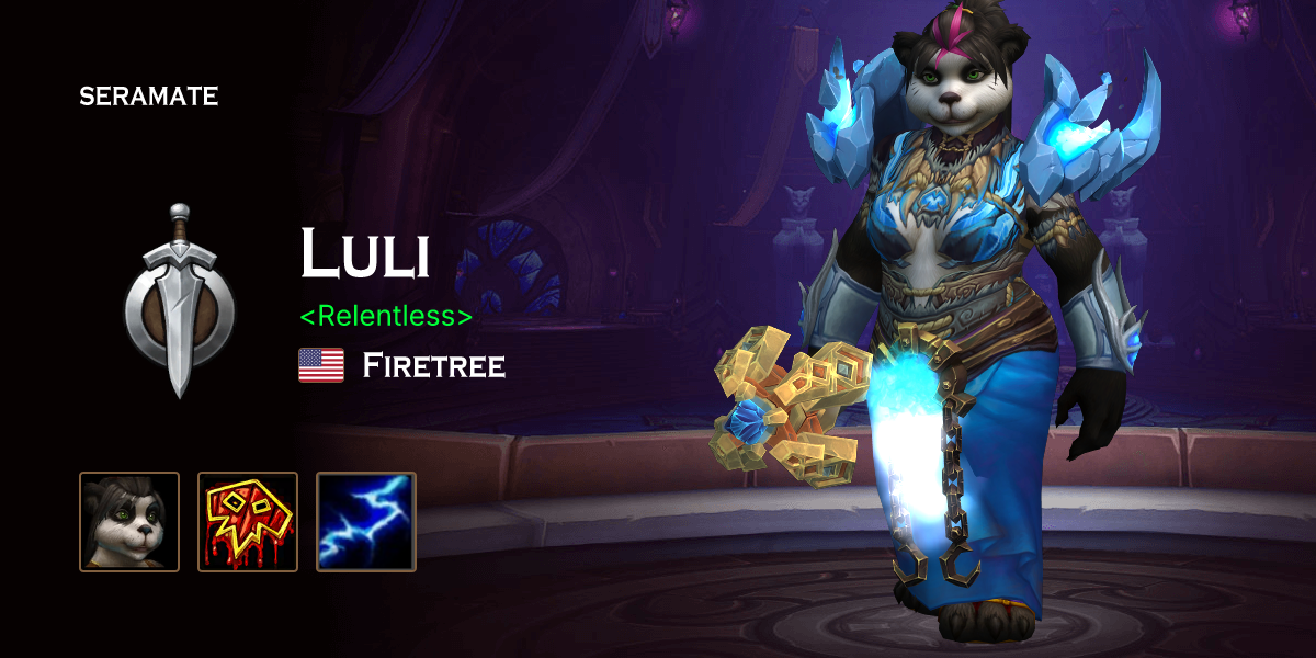 Luli @ Firetree (US) · Seramate · WoW PvP Leaderboards, Arena Activity ...