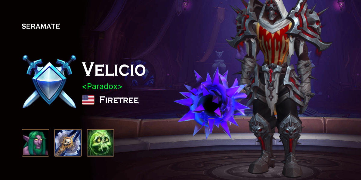 Velicio @ Firetree (US) · Seramate · WoW PvP Leaderboards, Arena ...