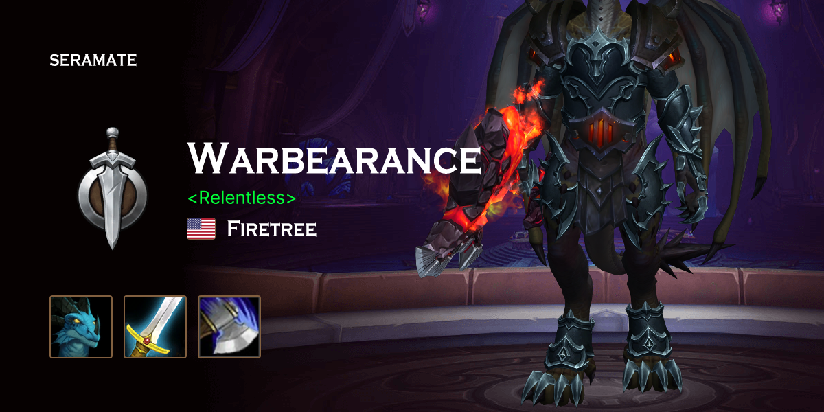 Warbearance @ Firetree (US) · Seramate · WoW PvP Leaderboards, Arena ...