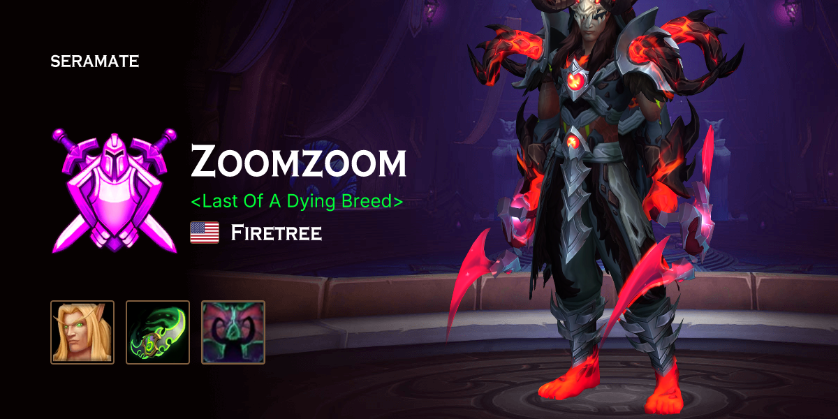 Zoomzoom @ Firetree (US) · Seramate · WoW PvP Leaderboards, Arena ...