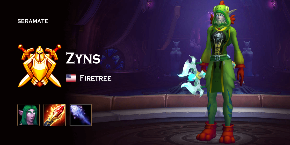 Zyns @ Firetree (US) · Seramate · WoW PvP Leaderboards, Arena Activity ...
