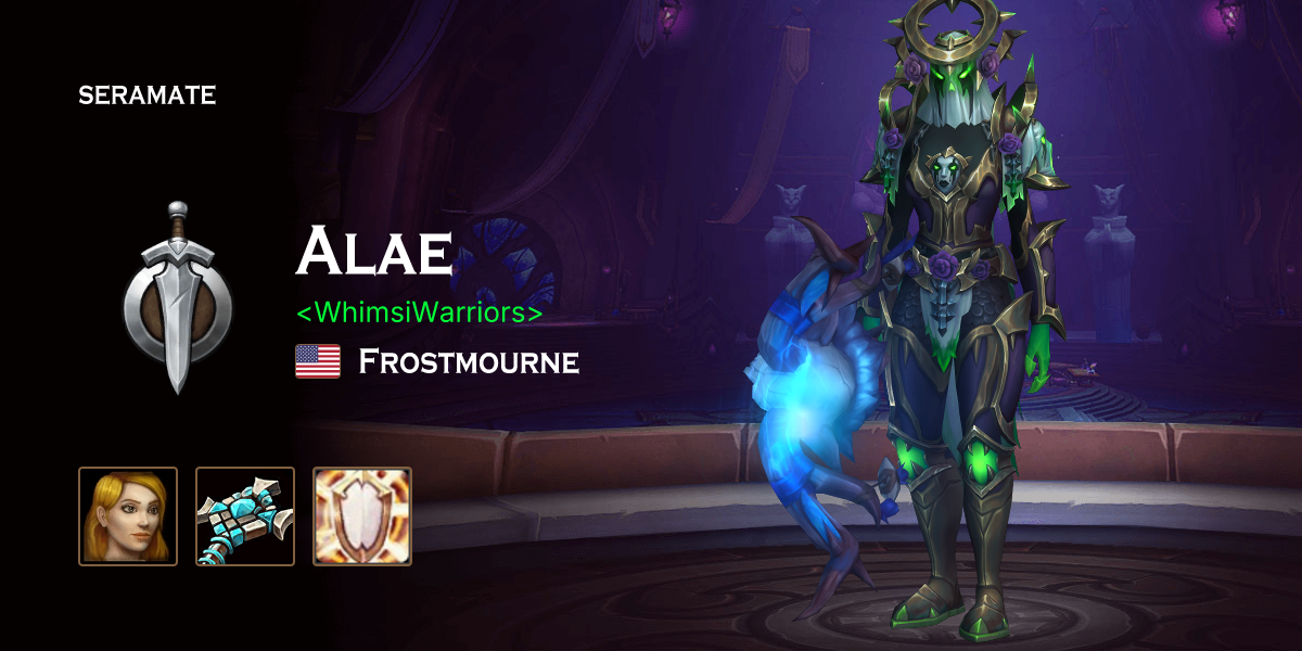 Alae @ Frostmourne (US) · Seramate · WoW PvP Leaderboards, Arena ...