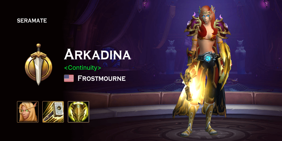 Arkadina @ Frostmourne (US) · Seramate · WoW PvP Leaderboards, Arena ...