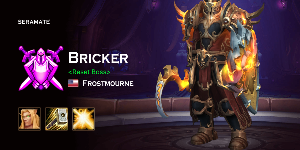 Bricker @ Frostmourne (US) · Seramate · WoW PvP Leaderboards, Arena Activity, Character Profiles ...