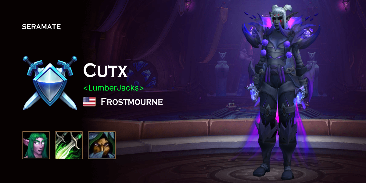Cutx @ Frostmourne (US) · Seramate · WoW PvP Leaderboards, Arena ...