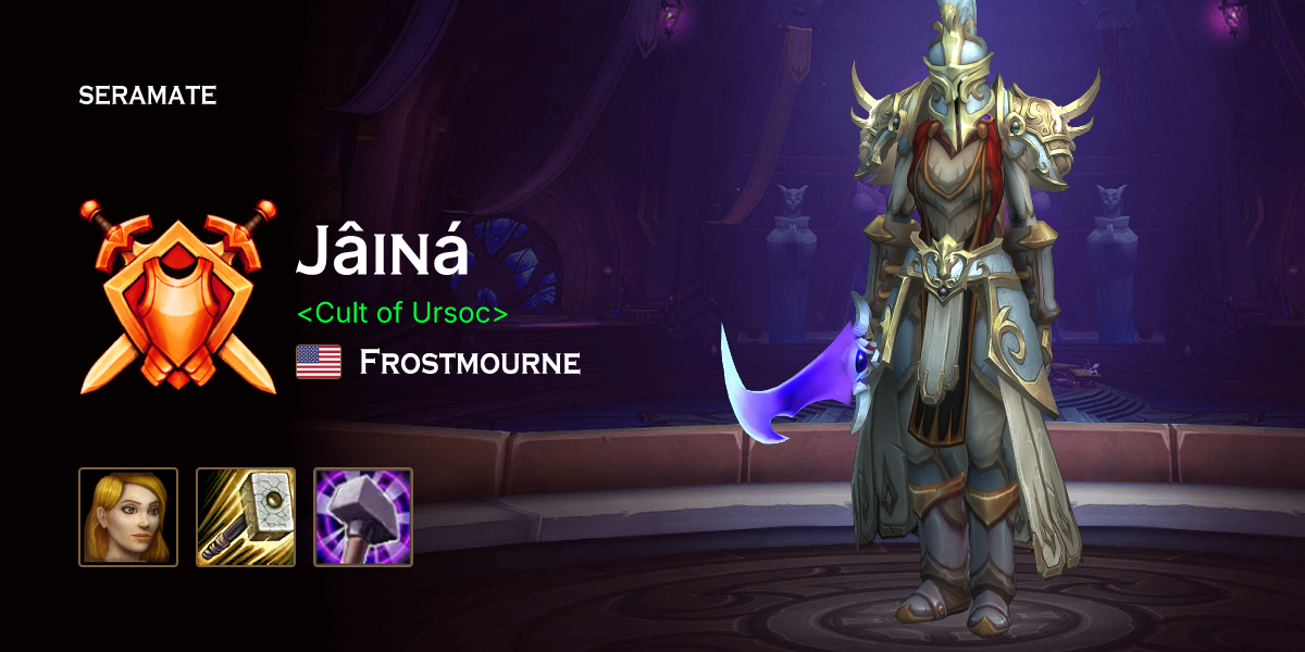 Jâiná @ Frostmourne (US) · Seramate · WoW PvP Leaderboards, Arena ...