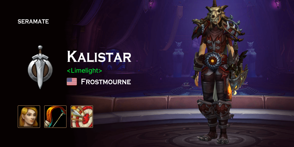 Kalistar @ Frostmourne (US) · Seramate · WoW PvP Leaderboards, Arena ...