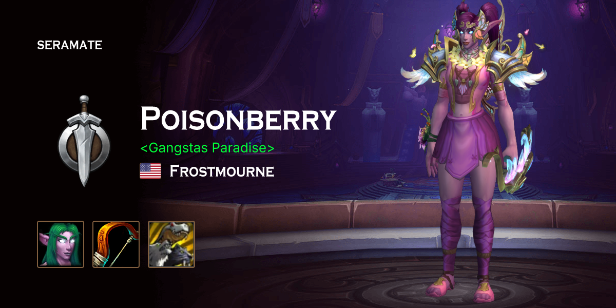 Poisonberry @ Frostmourne (US) · Seramate · WoW PvP Leaderboards, Arena ...
