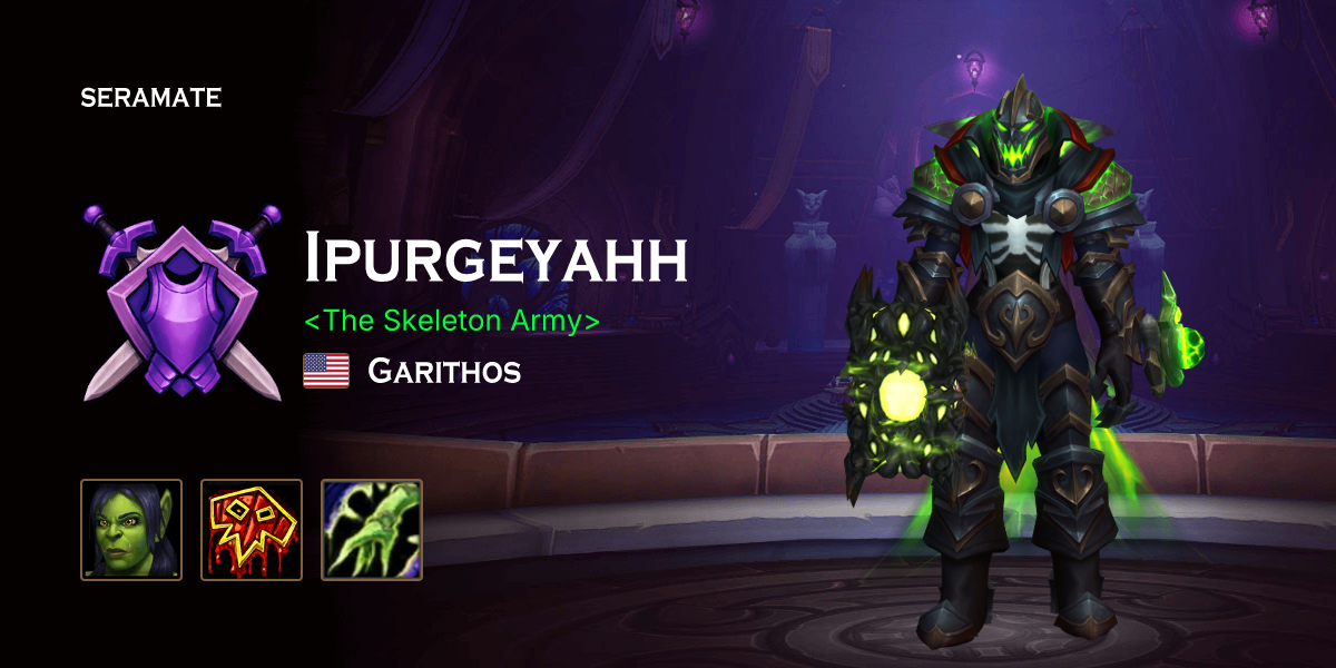 Ipurgeyahh @ Garithos (US) · Seramate · WoW PvP Leaderboards, Arena ...