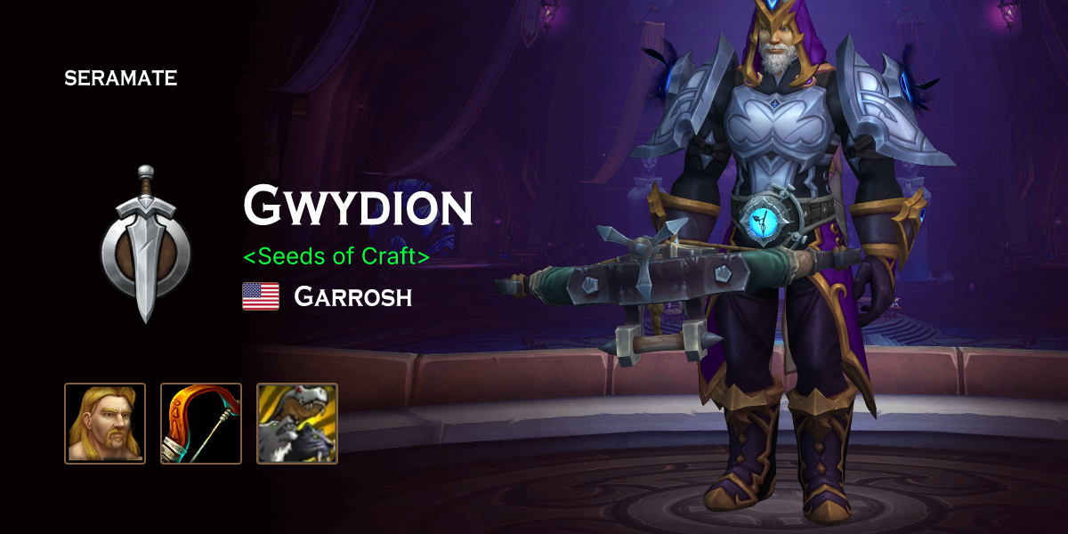 Gwydion @ Garrosh (US) · Seramate · WoW PvP Leaderboards, Arena ...