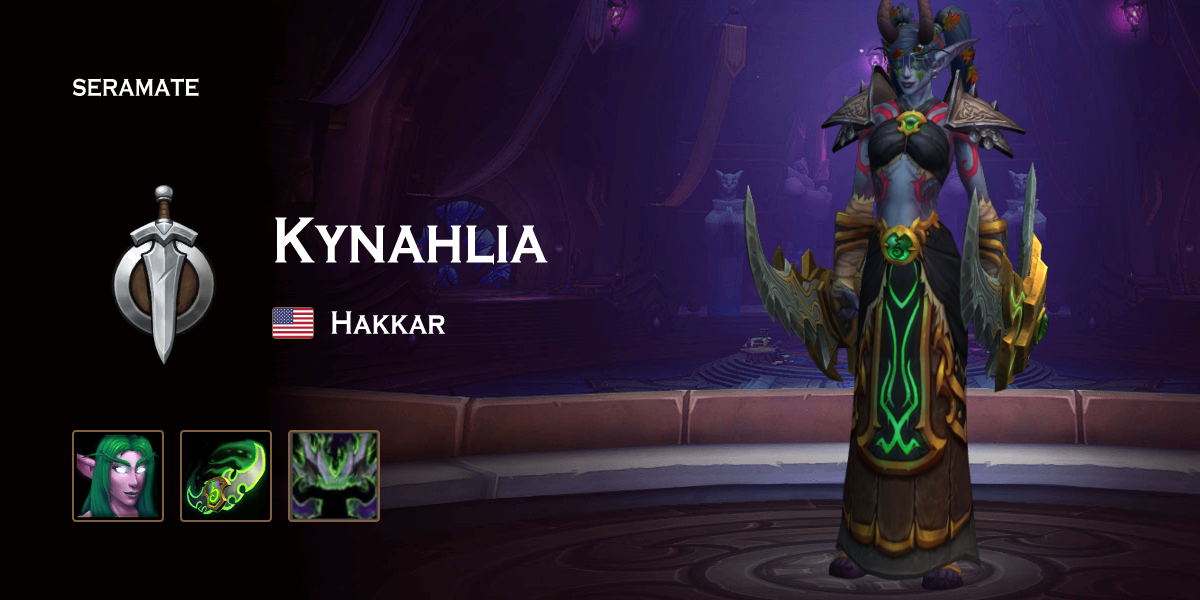 Kynahlia @ Hakkar (US) · Seramate · WoW PvP Leaderboards, Arena ...