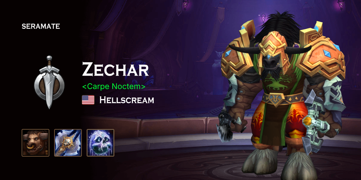 Zechar @ Hellscream (US) · Seramate · WoW PvP Leaderboards, Arena ...