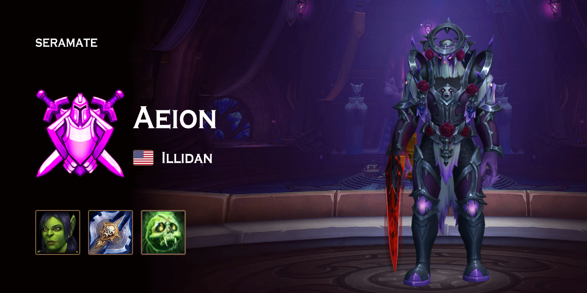 Aeion @ Illidan (US) · Seramate · WoW PvP Leaderboards, Arena Activity ...