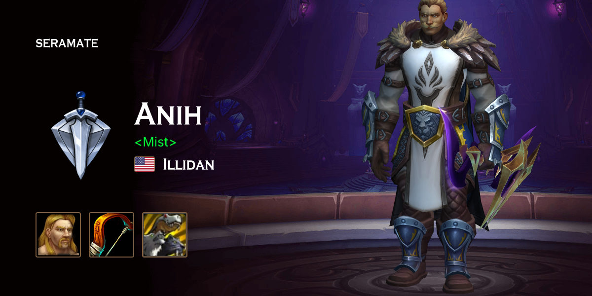 Anih @ Illidan (US) · Seramate · WoW PvP Leaderboards, Arena Activity ...
