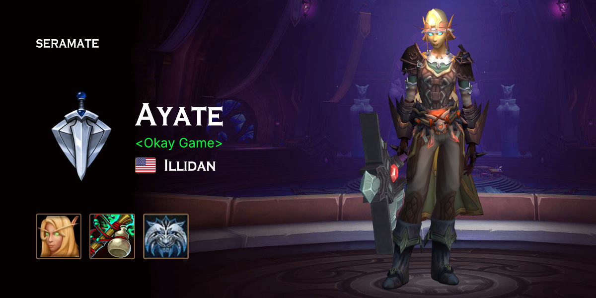 Ayate @ Illidan (US) · Seramate · WoW PvP Leaderboards, Arena Activity ...