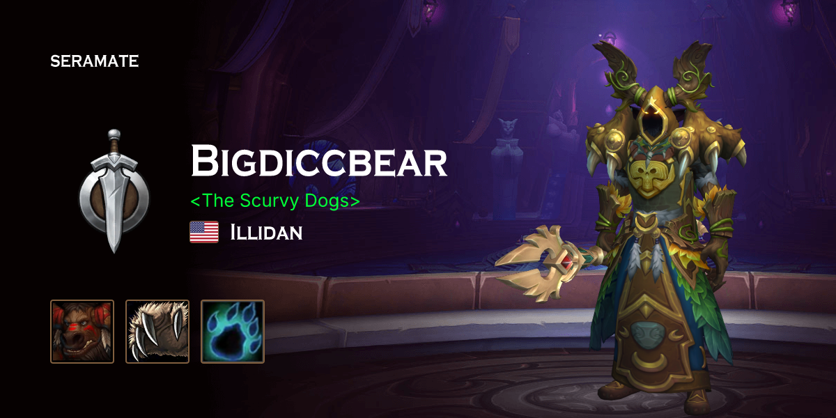 Bigdiccbear @ Illidan (US) · Seramate · WoW PvP Leaderboards, Arena ...