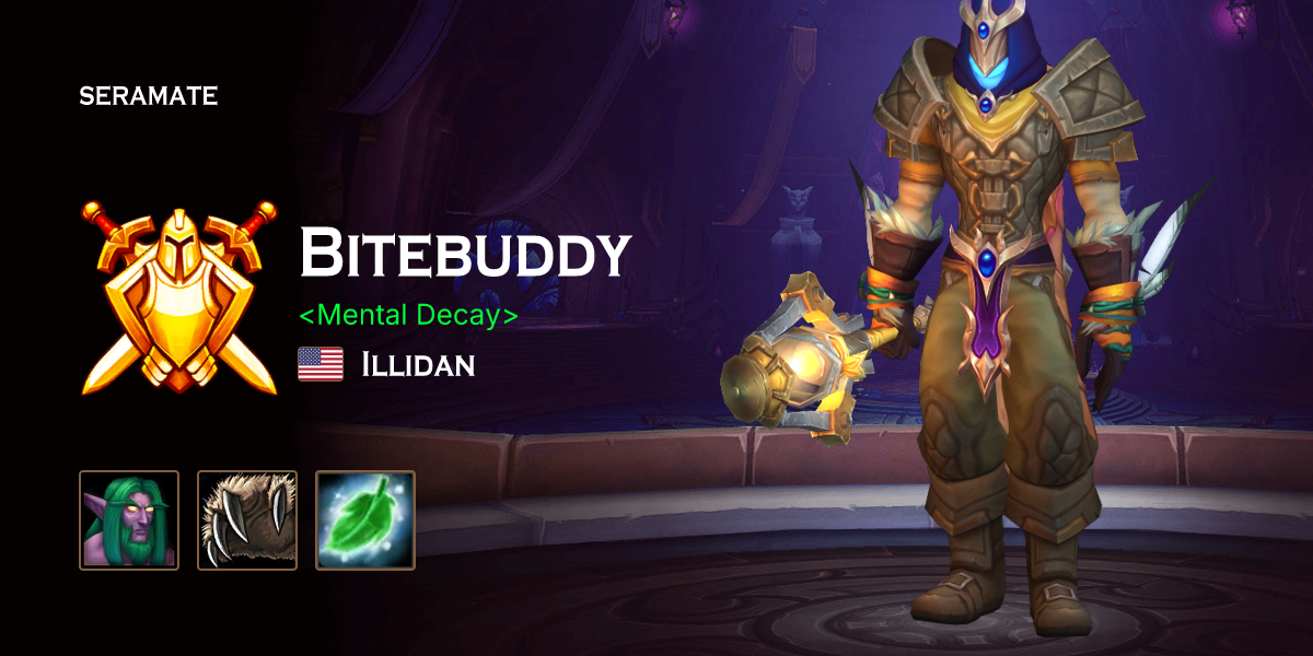 Bitebuddy @ Illidan (US) · Seramate · WoW PvP Leaderboards, Arena Activity, Character Profiles ...