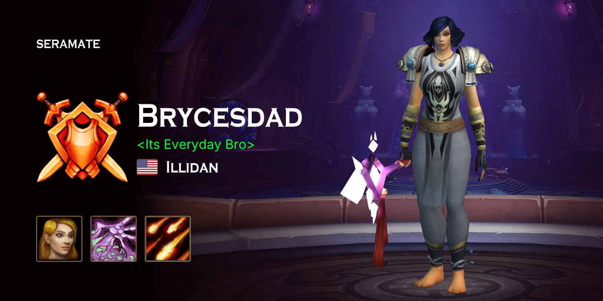 Brycesdad @ Illidan (US) · Seramate · WoW PvP Leaderboards, Arena Activity, Character Profiles ...