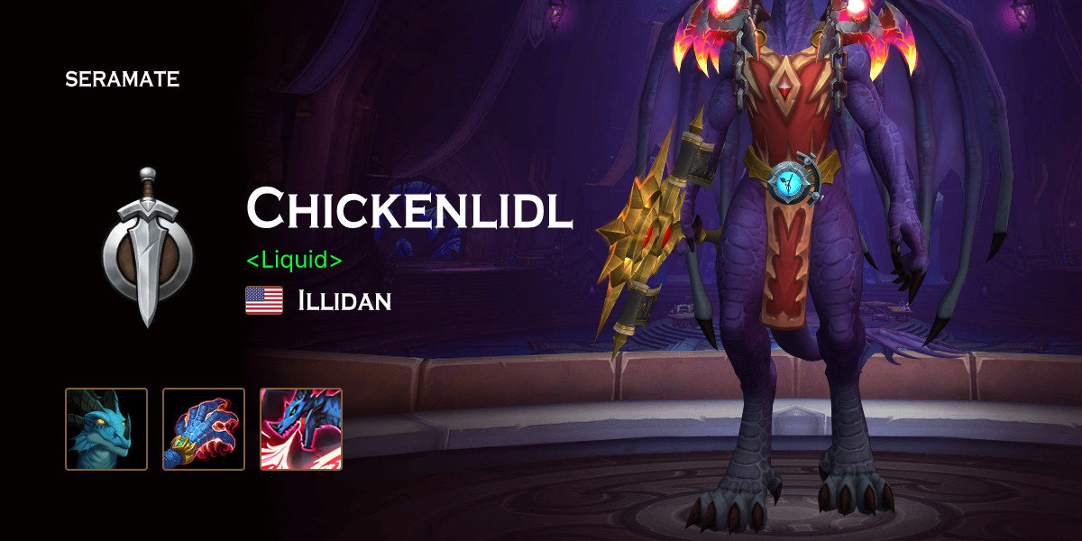 Chickenlidl @ Illidan (US) · Seramate · WoW PvP Leaderboards, Arena ...