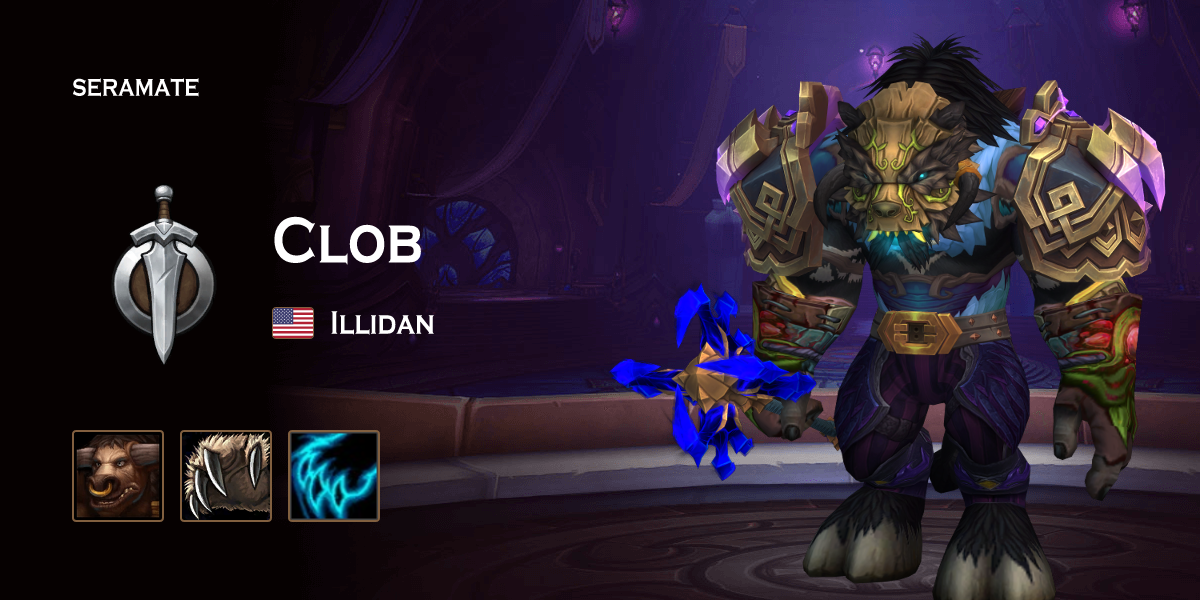 Clob @ Illidan (US) · Seramate · WoW PvP Leaderboards, Arena Activity ...