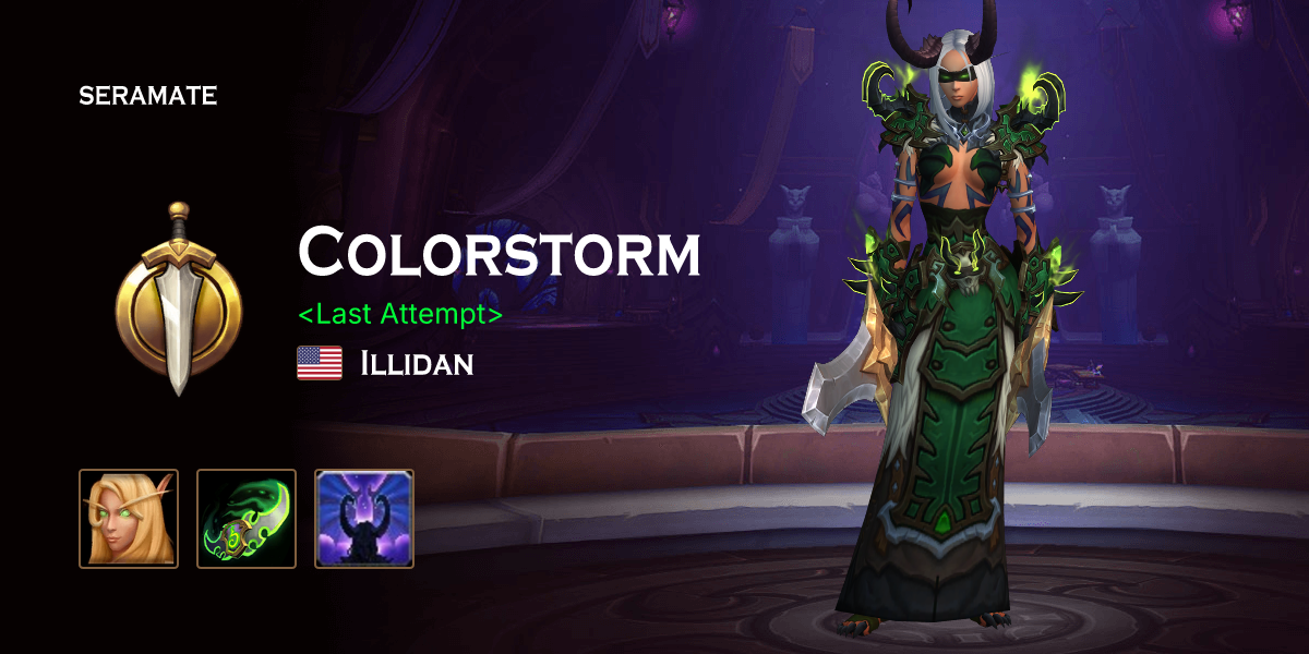 Colorstorm @ Illidan (US) · Seramate · WoW PvP Leaderboards, Arena ...