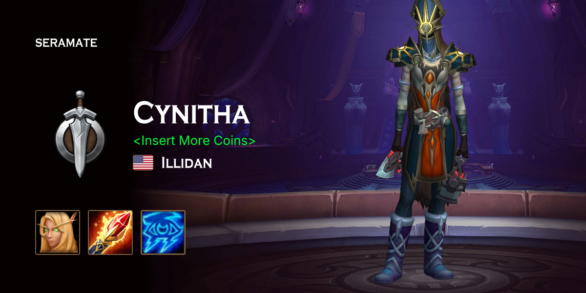 Cynitha @ Illidan (US) · Seramate · WoW PvP Leaderboards, Arena ...