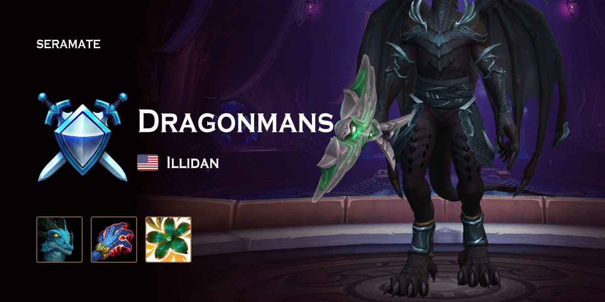 Dragonmans @ Illidan (US) · Seramate · WoW PvP Leaderboards, Arena Activity, Character Profiles ...