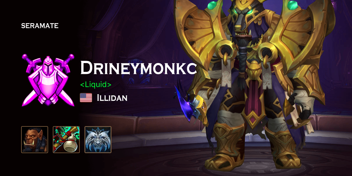 Drineymonkc @ Illidan (US) · Seramate · WoW PvP Leaderboards, Arena ...