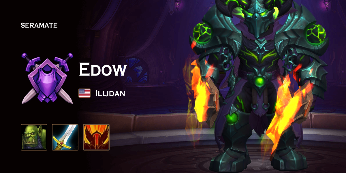 Edow @ Illidan (US) · Seramate · WoW PvP Leaderboards, Arena Activity ...