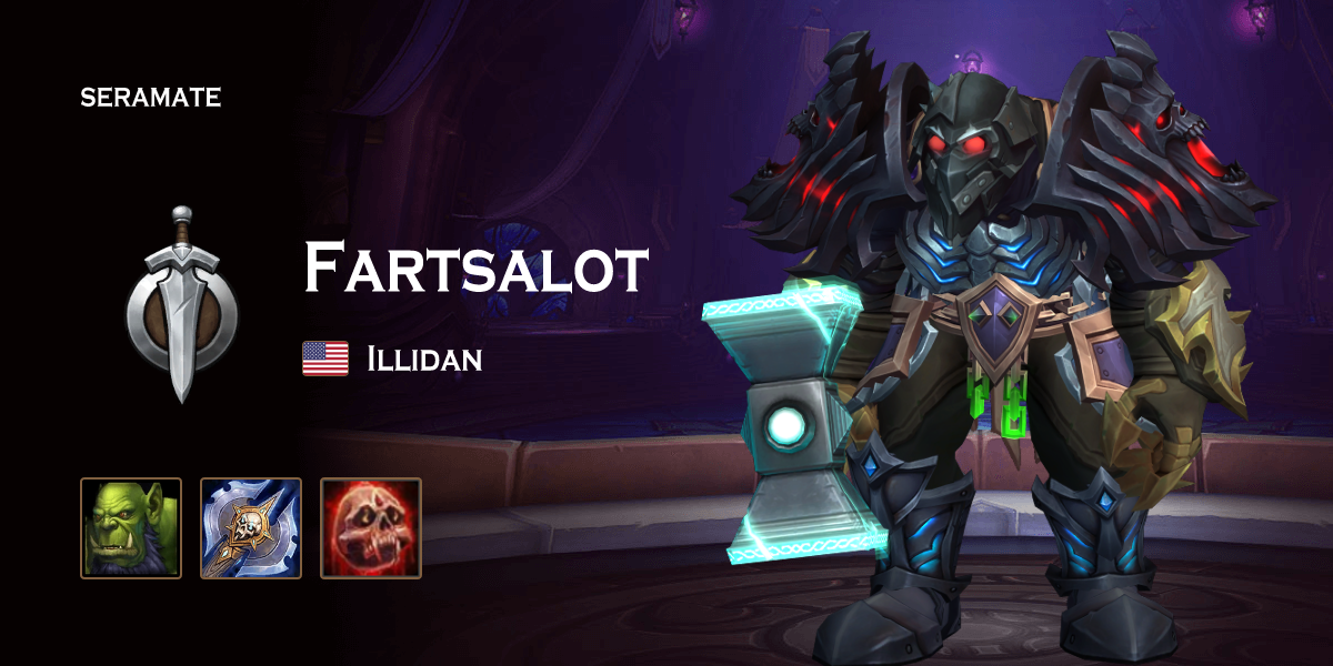Fartsalot @ Illidan (US) · Seramate · WoW PvP Leaderboards, Arena Activity, Character Profiles ...