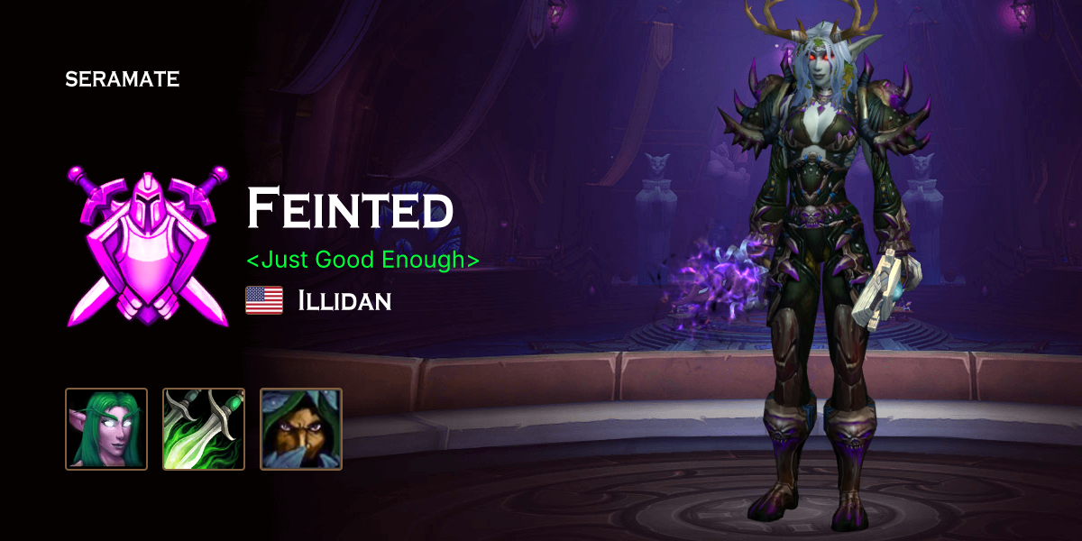 Feinted @ Illidan (US) · Seramate · WoW PvP Leaderboards, Arena ...