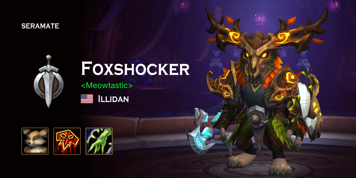 Foxshocker @ Illidan (US) · Seramate · WoW PvP Leaderboards, Arena ...