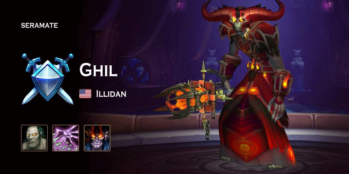 Ghil @ Illidan (US) · Seramate · WoW PvP Leaderboards, Arena Activity ...