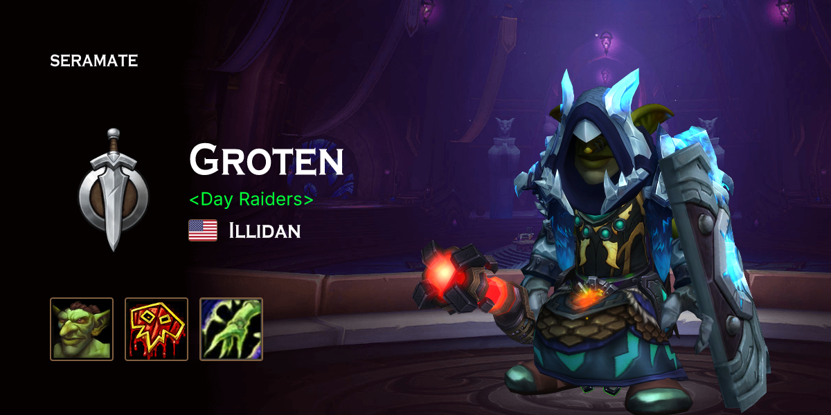 Groten @ Illidan (US) · Seramate · WoW PvP Leaderboards, Arena Activity ...