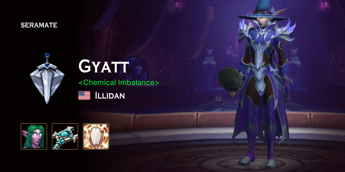 Gyatt @ Illidan (US) · Seramate · WoW PvP Leaderboards, Arena Activity ...