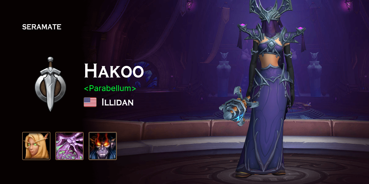 Hakoo @ Illidan (US) · Seramate · WoW PvP Leaderboards, Arena Activity ...