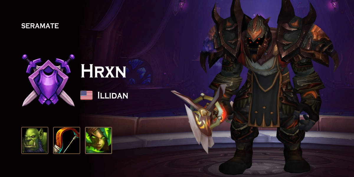 Hrxn @ Illidan (US) · Seramate · WoW PvP Leaderboards, Arena Activity ...
