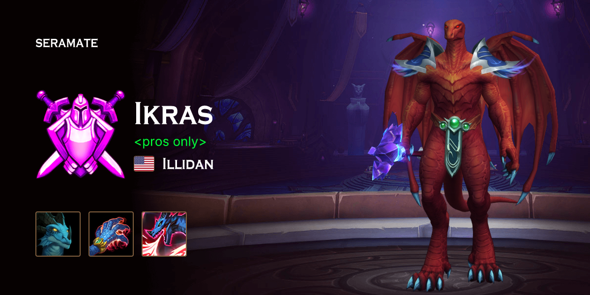 Ikras @ Illidan (US) · Seramate · WoW PvP Leaderboards, Arena Activity ...
