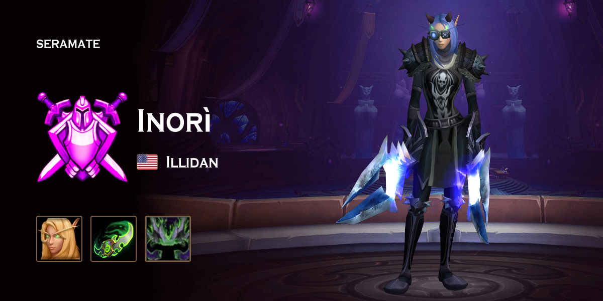 Inorì @ Illidan (US) · Seramate · WoW PvP Leaderboards, Arena Activity ...