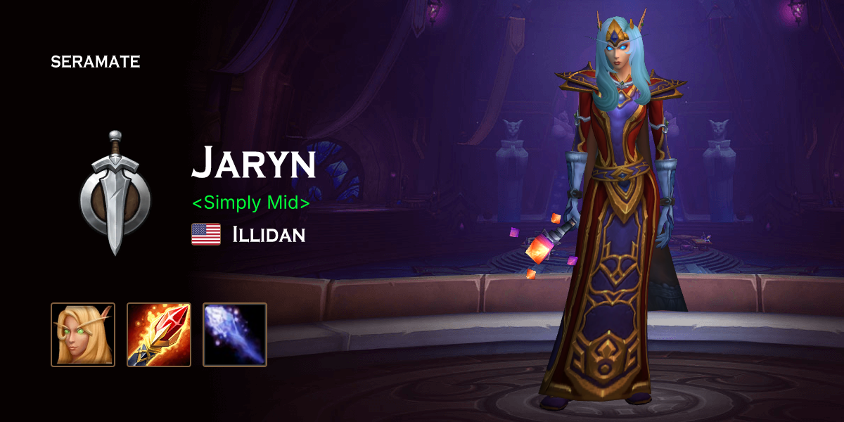 Jaryn @ Illidan (US) · Seramate · WoW PvP Leaderboards, Arena Activity ...